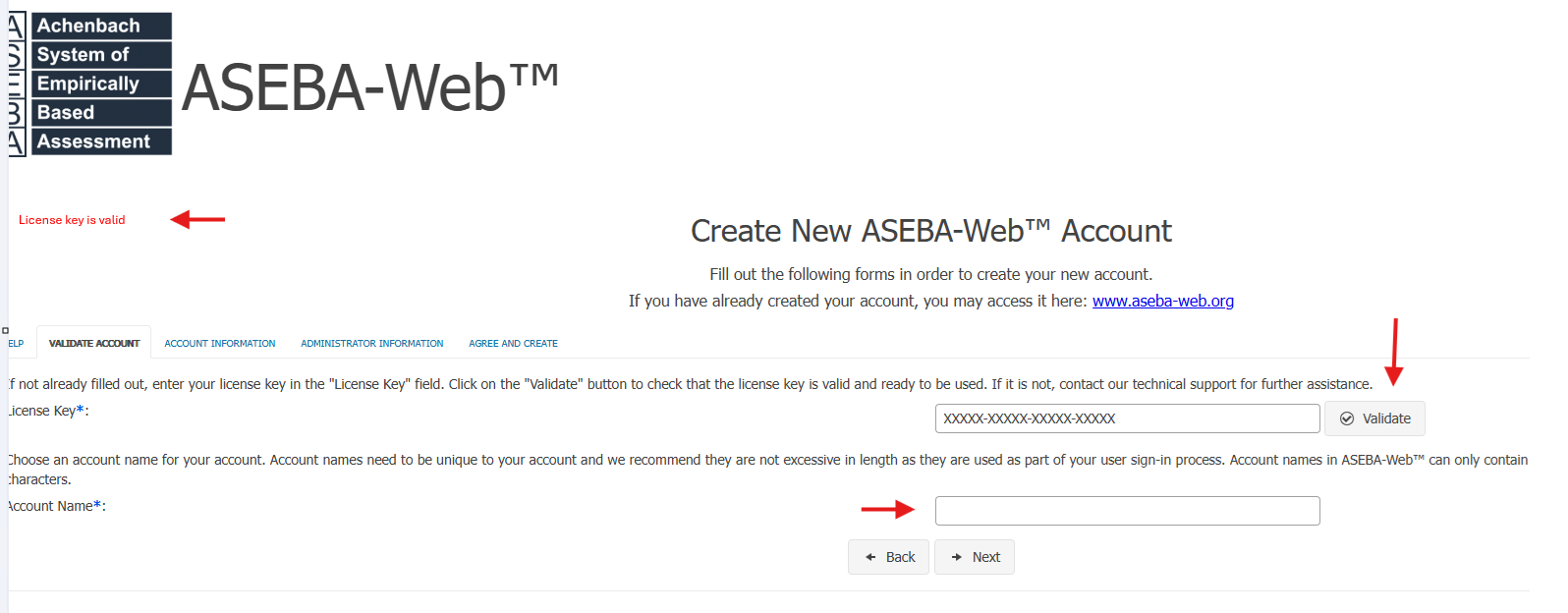 How to Set Up Your New ASEBA-Web Account - answers.aseba.org