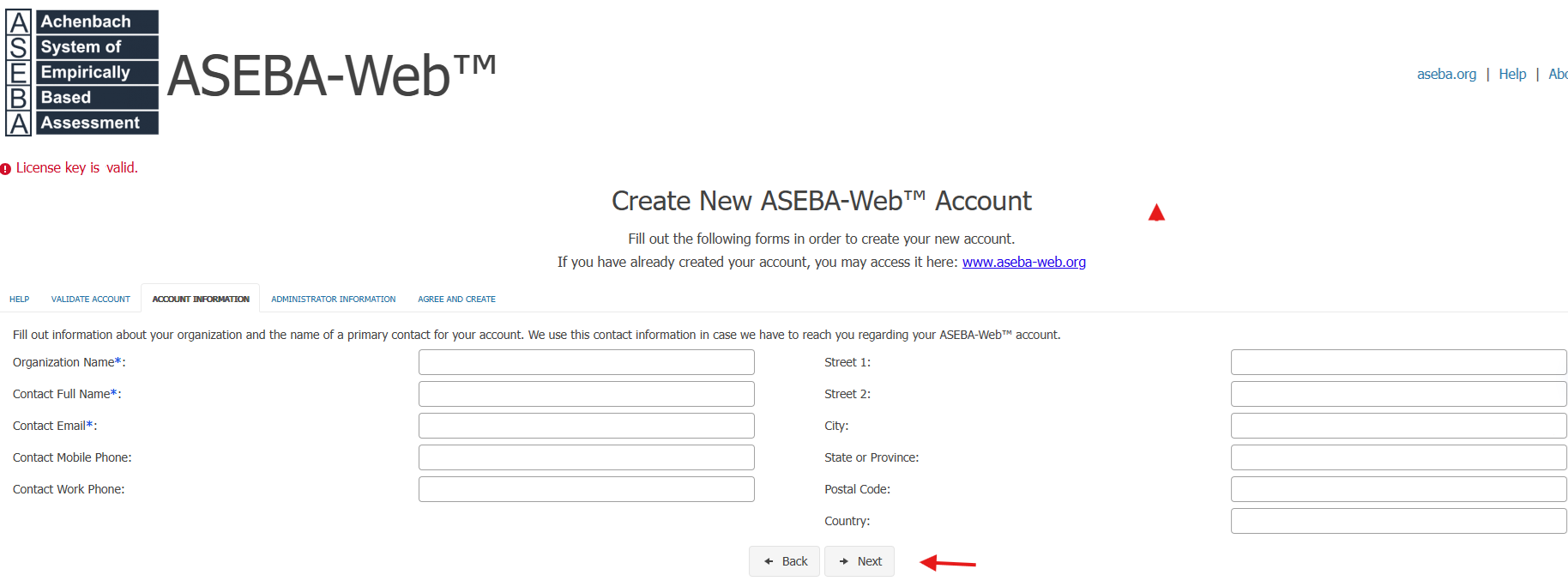 How to Set Up Your New ASEBA-Web Account - answers.aseba.org