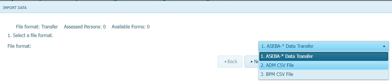 How do I import data from ADM into ASEBA-PC and Aseba-Web? - answers ...
