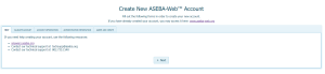 How to Set Up Your New ASEBA-Web Account - answers.aseba.org