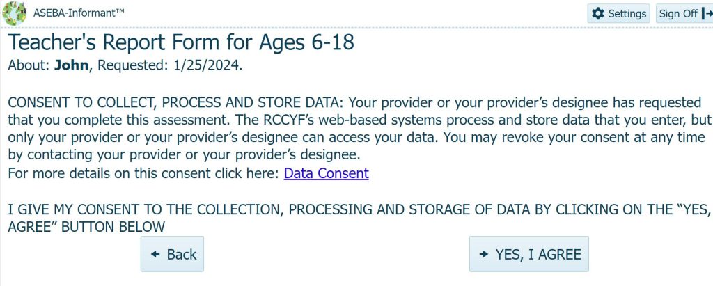 Example of Message Sent to Informant and What an Informant should ...