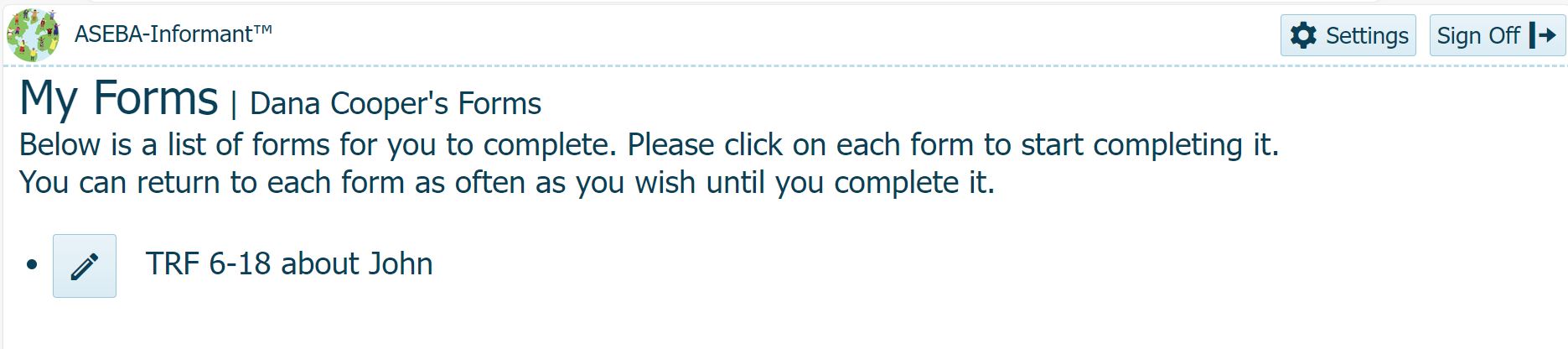 Example of Message Sent to Informant and What an Informant should ...