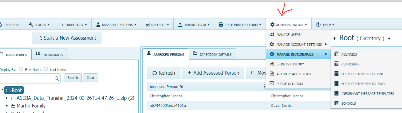 How to Manage Dictionaries (drop-down lists) in ADD FORM window in ...