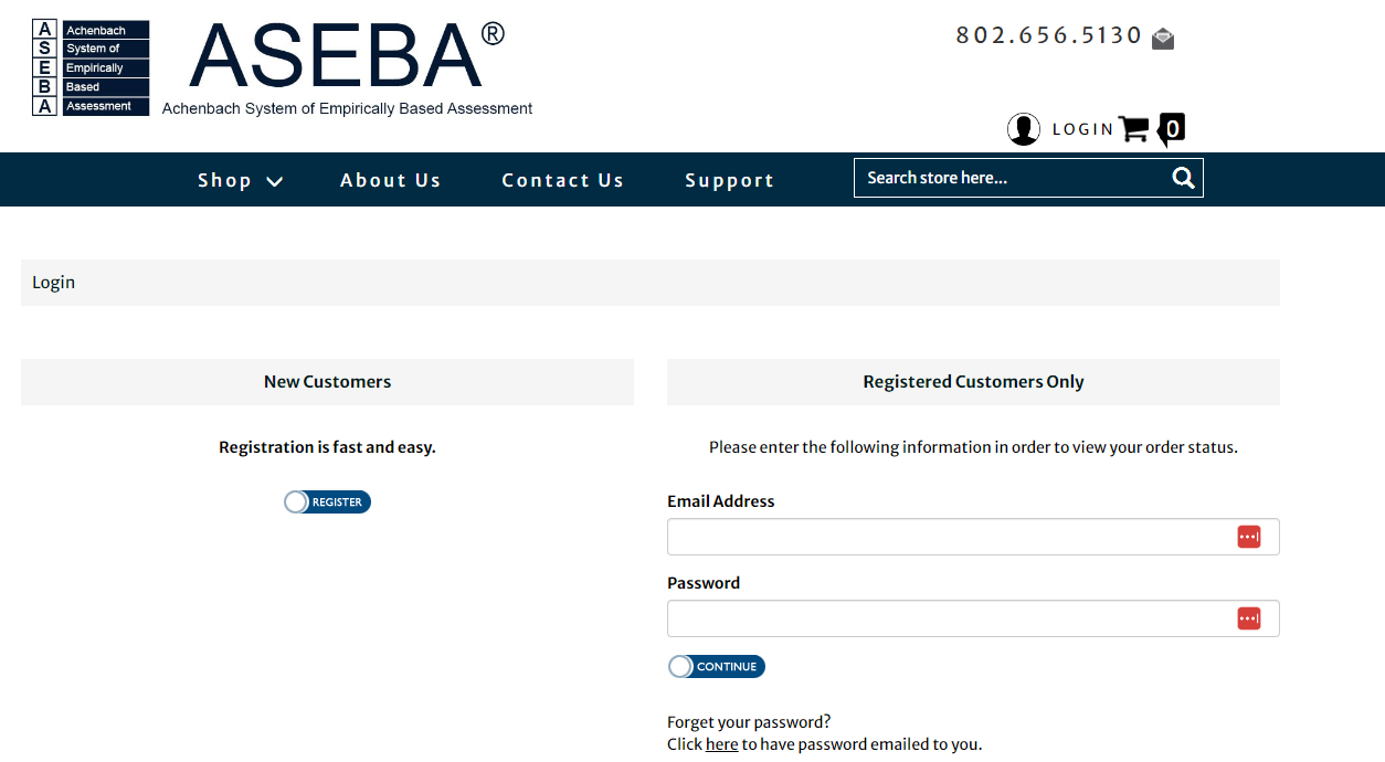 Is my username and password for the Aseba Store (store.aseba.org) website the same as the Aseba ...